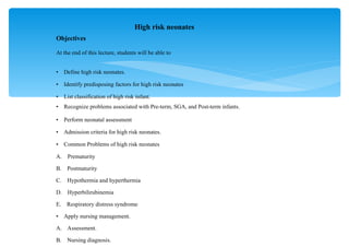 High-risk-neonates in clinical practice.ppt