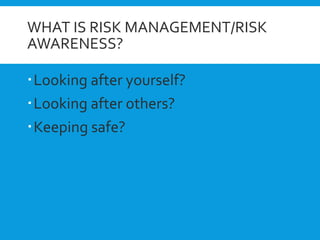 HIGH-Risk-Sport-and-Society-Health-and-safety-session.ppt