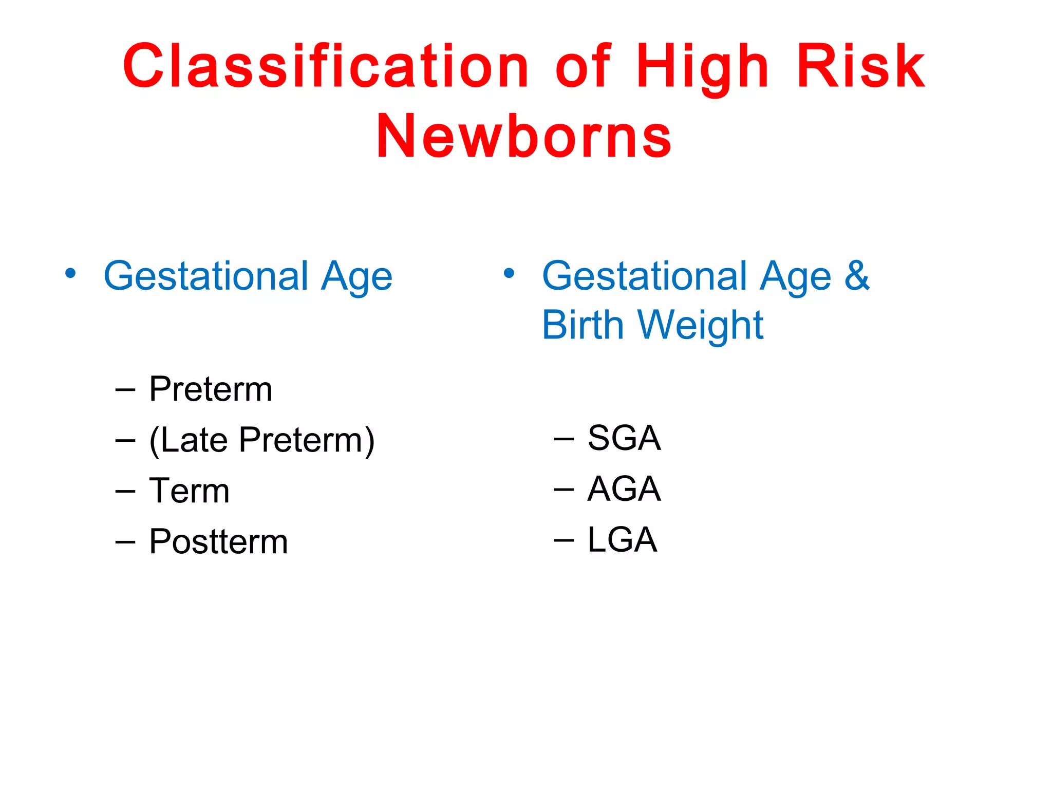 High risk neonate | PPT
