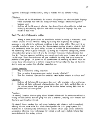 High school-unit-slam-poetry | DOCX