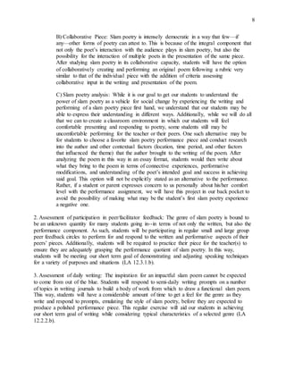 High school-unit-slam-poetry | DOCX