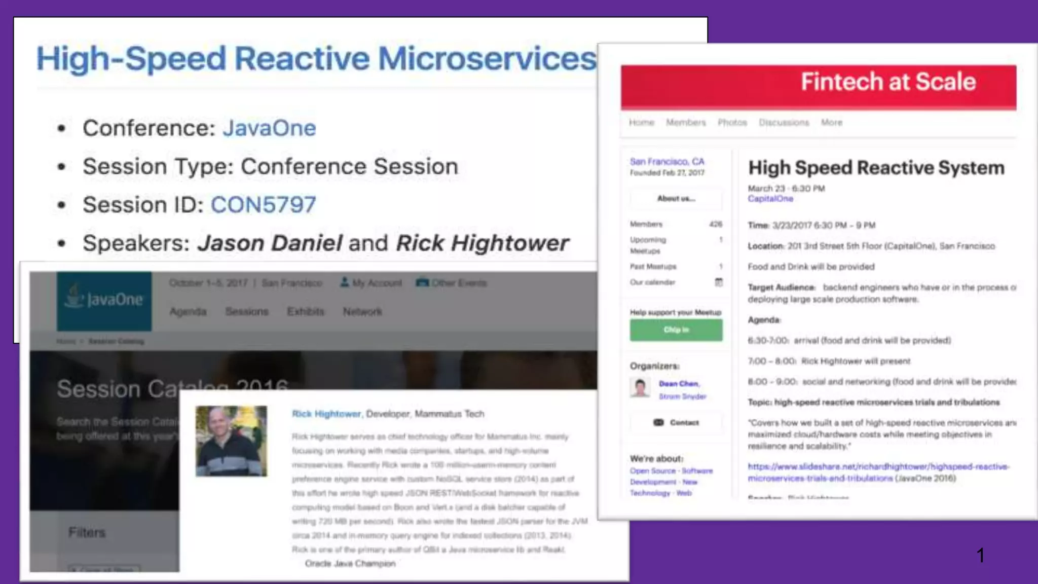 High-speed, Reactive Microservices 2017 | PPT