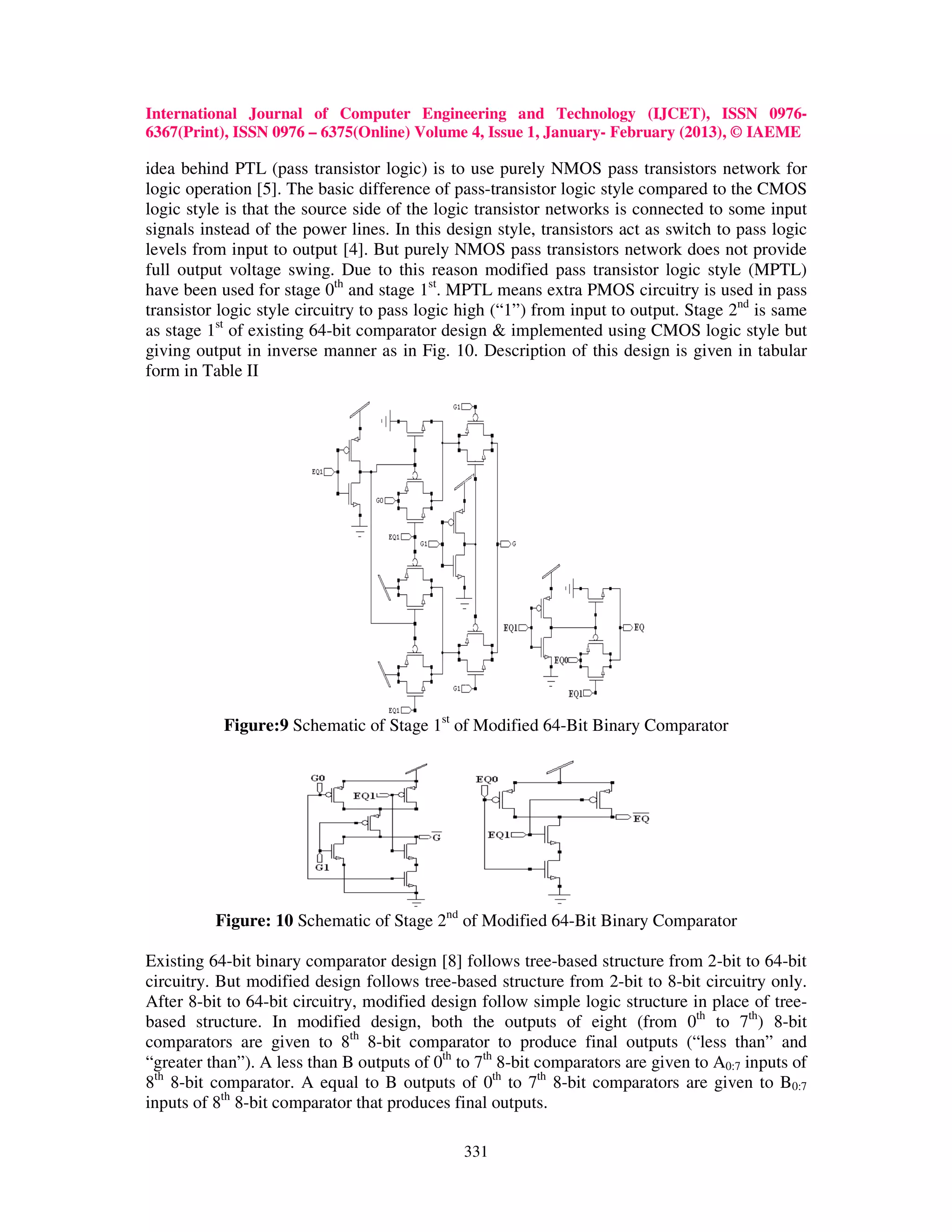 High speed 64-bit binary comparator using new approach | PDF