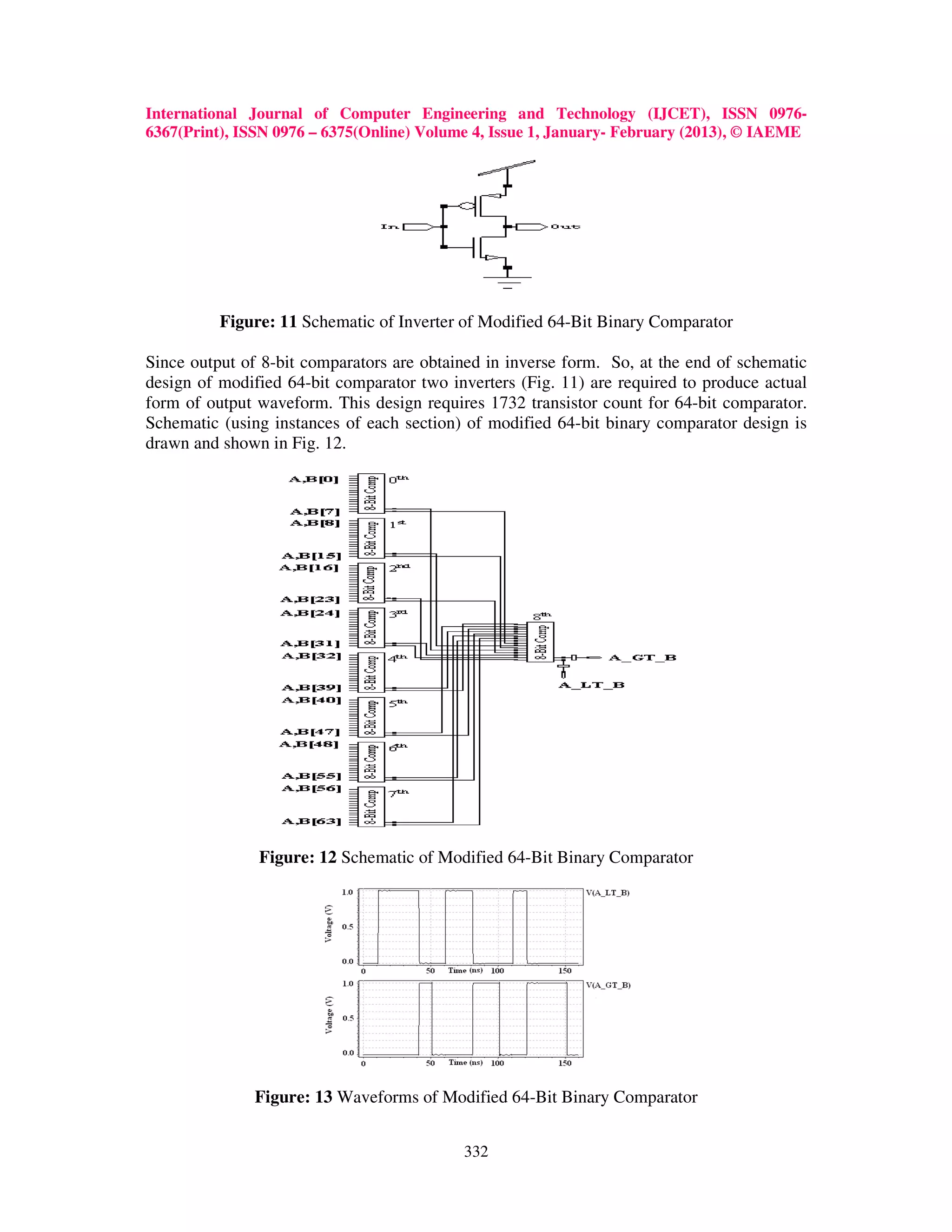 High Speed 64 Bit Binary Comparator Using New Approach Pdf