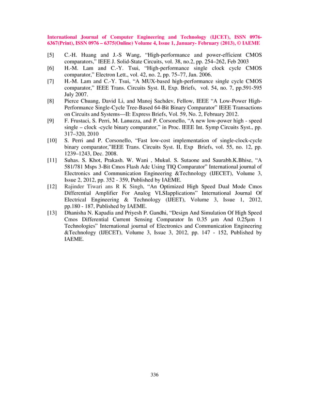 High speed 64-bit binary comparator using new approach | PDF