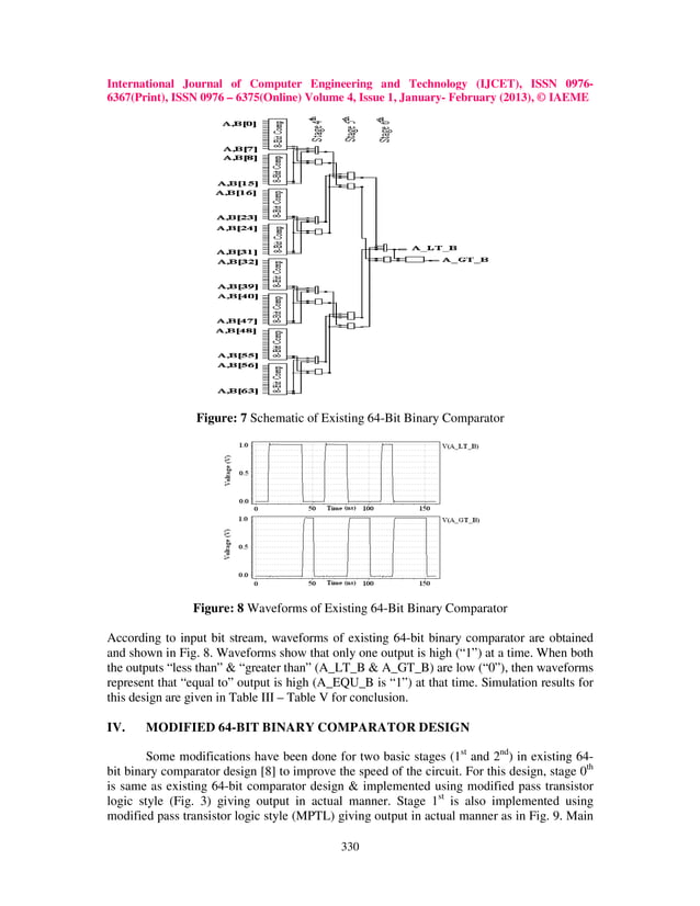 High speed 64-bit binary comparator using new approach | PDF