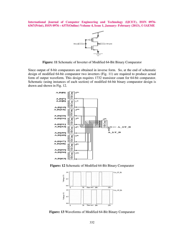 High speed 64-bit binary comparator using new approach | PDF