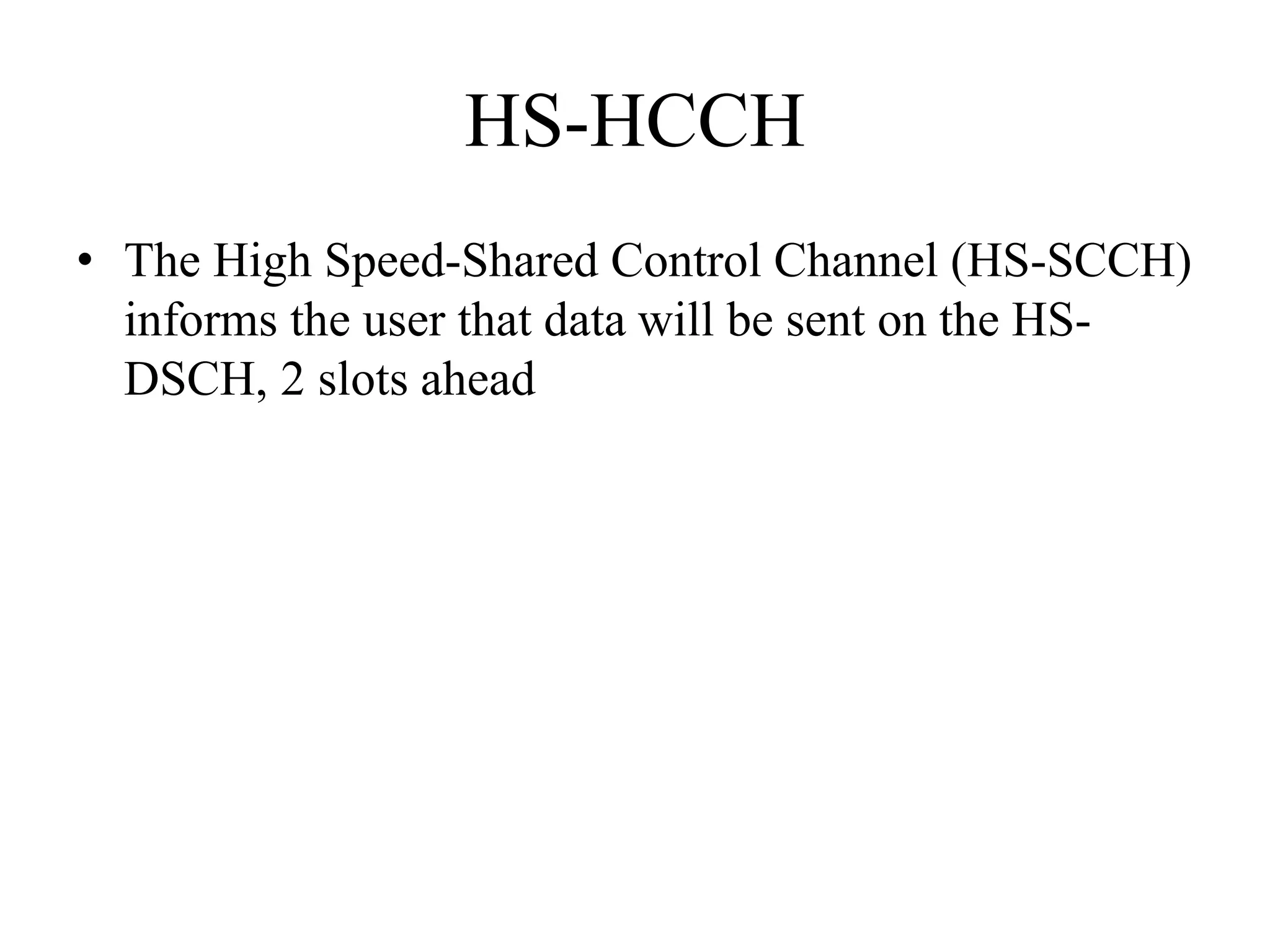 High speed downlink packet access | PPT