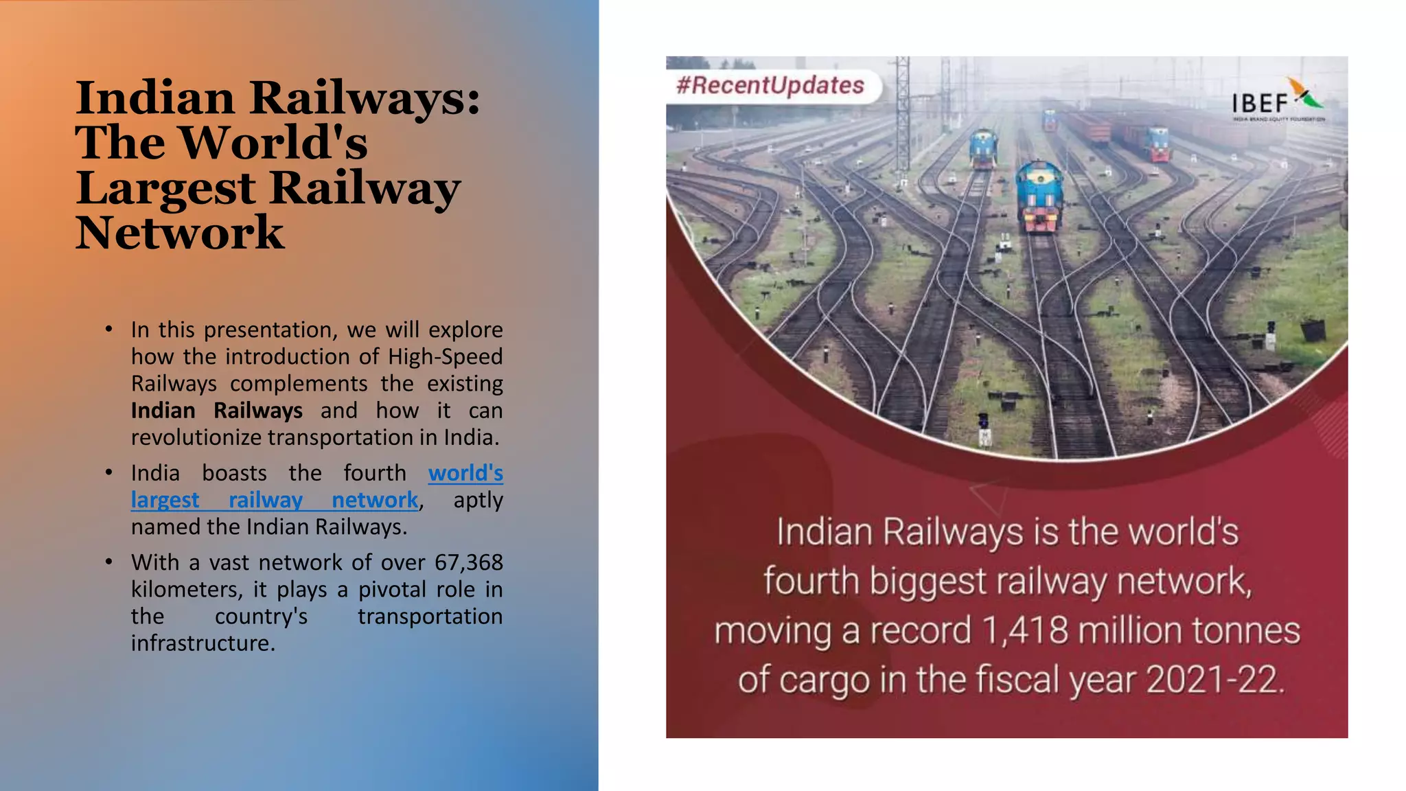 High-Speed Rail in India - A Game-Changer for Transportation | PPTX
