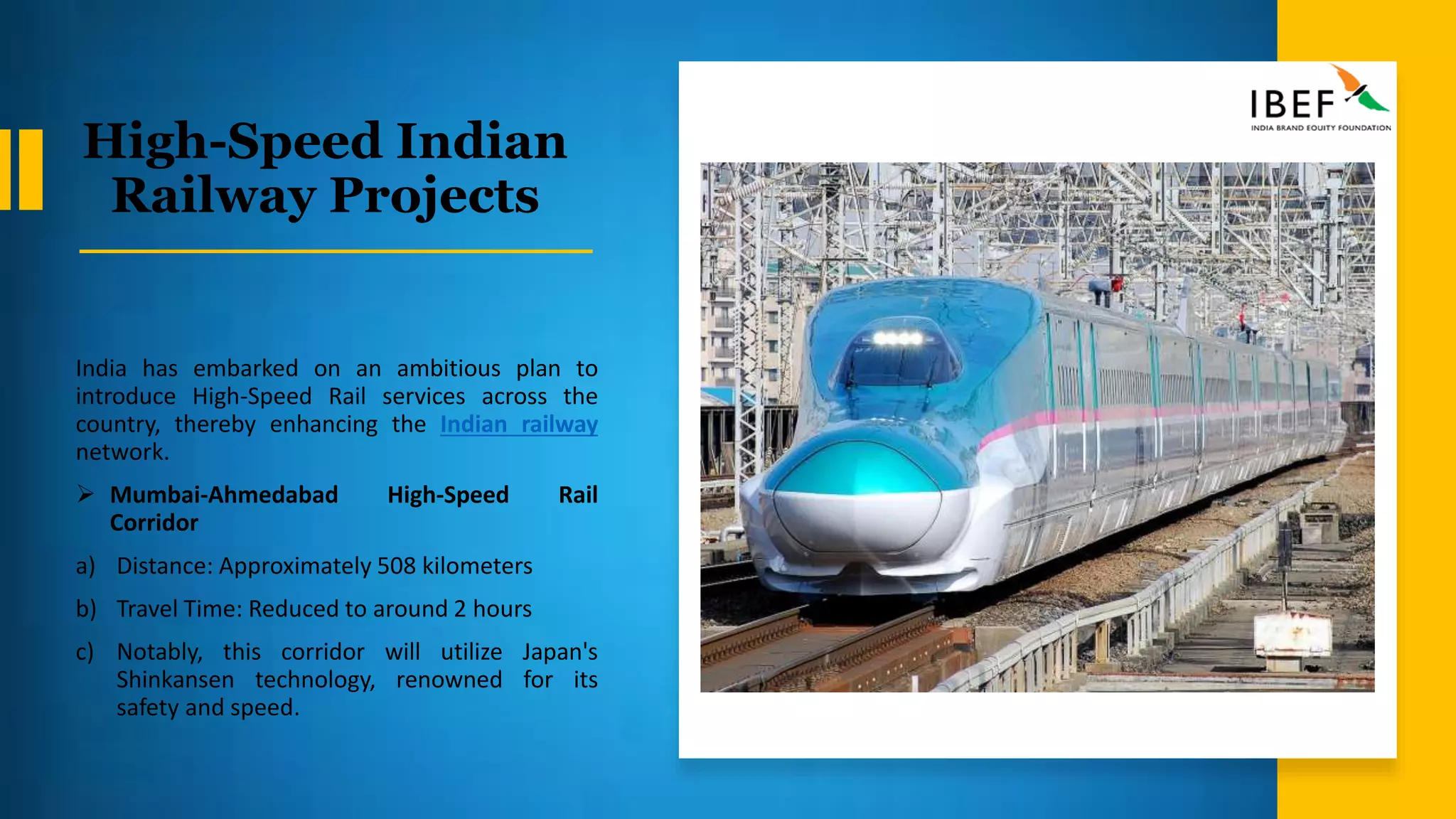 High-Speed Rail in India - A Game-Changer for Transportation | PPTX