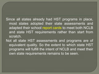 High stakes testing | PPTX