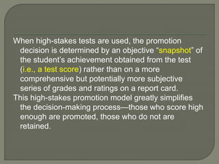 High stakes testing | PPT