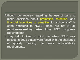 High stakes testing | PPTX