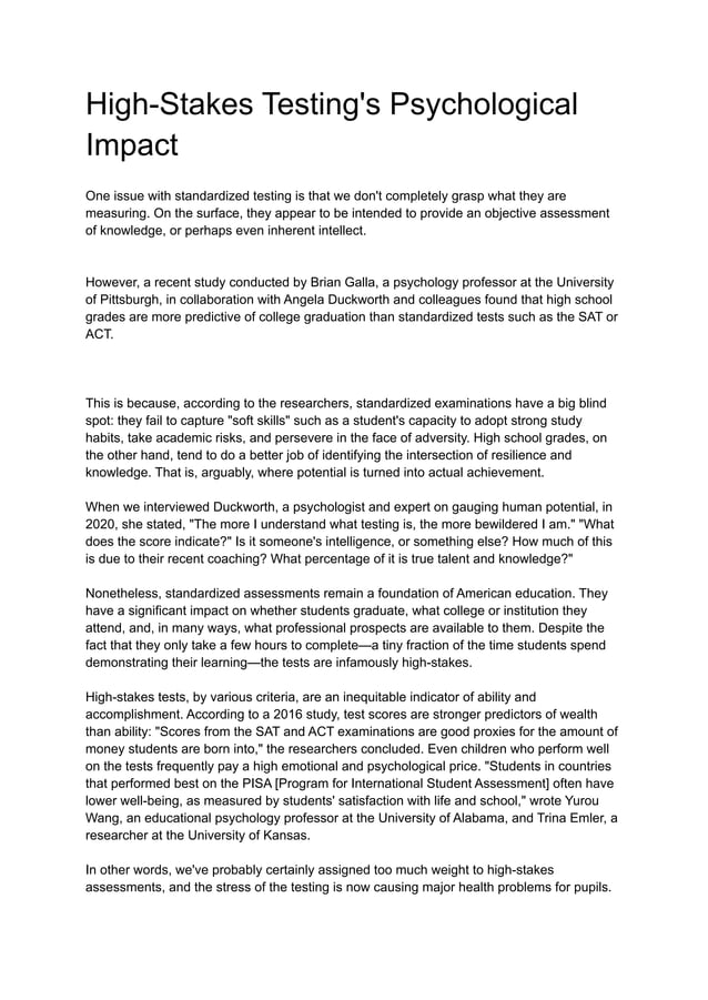 High-Stakes Testing's Psychological Impact.pdf