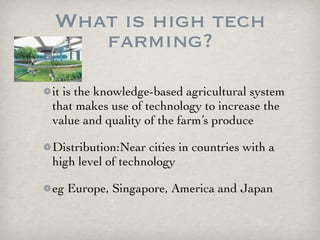 High Tech Farming | ZIP