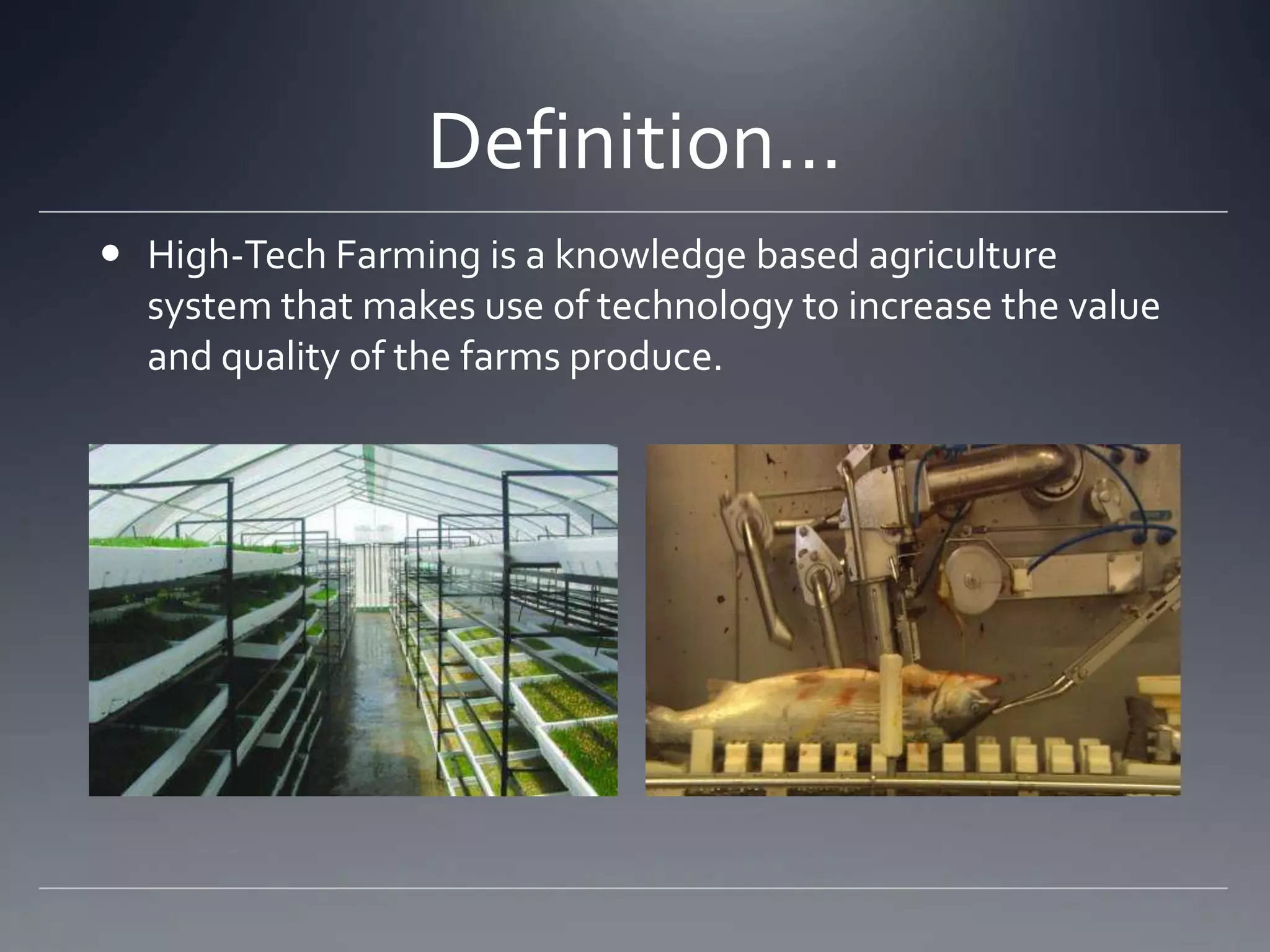 High Tech Farming | PPT