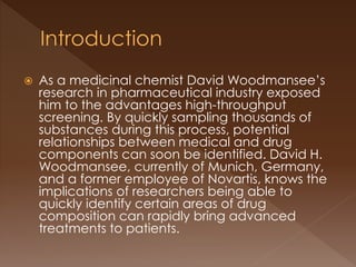 High-Throughput Screening Speeds Up Drug Development Process | PPTX