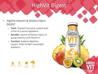 HighVit Vitamin Drink | PPTX | Nutrition | Healthy Living