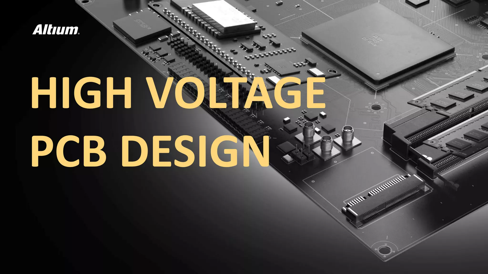 High Voltage PCB Design Presentation by Altium | PDF