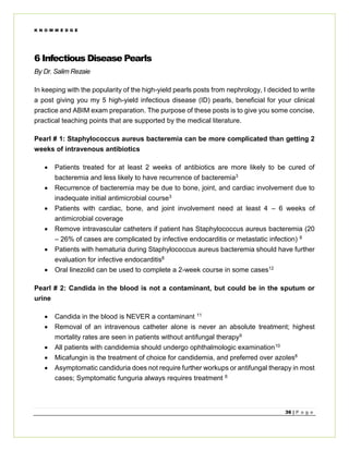 High-Yield Internal Medicine Board Review Pearls | PDF