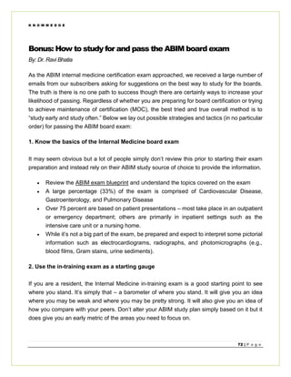 High-Yield Internal Medicine Board Review Pearls | PDF