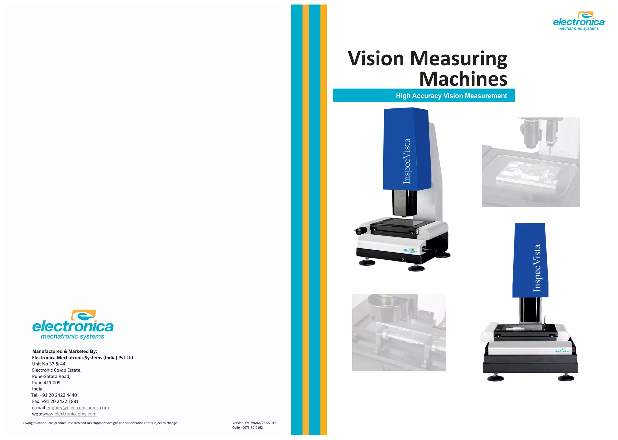 High accuracy vision measuring machine by ems | PPT