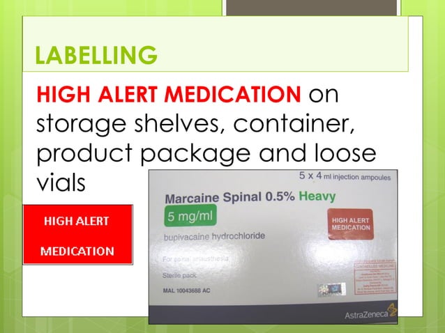 High alert medication | PPT