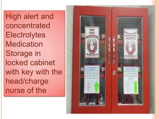 High alert medication | PPTX | Pharmaceutical Drugs | Medical Health