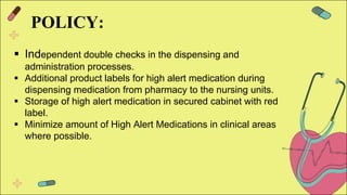 High alert medication NOFA.pdf in healthcare | PDF