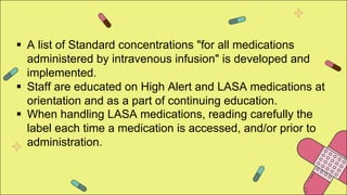High alert medication NOFA.pdf in healthcare | PDF