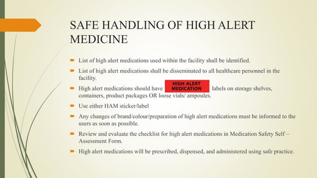 HIGH ALERT MEDICATIONS- 2024 ISMP Update | PPTX | Blood Disorders ...