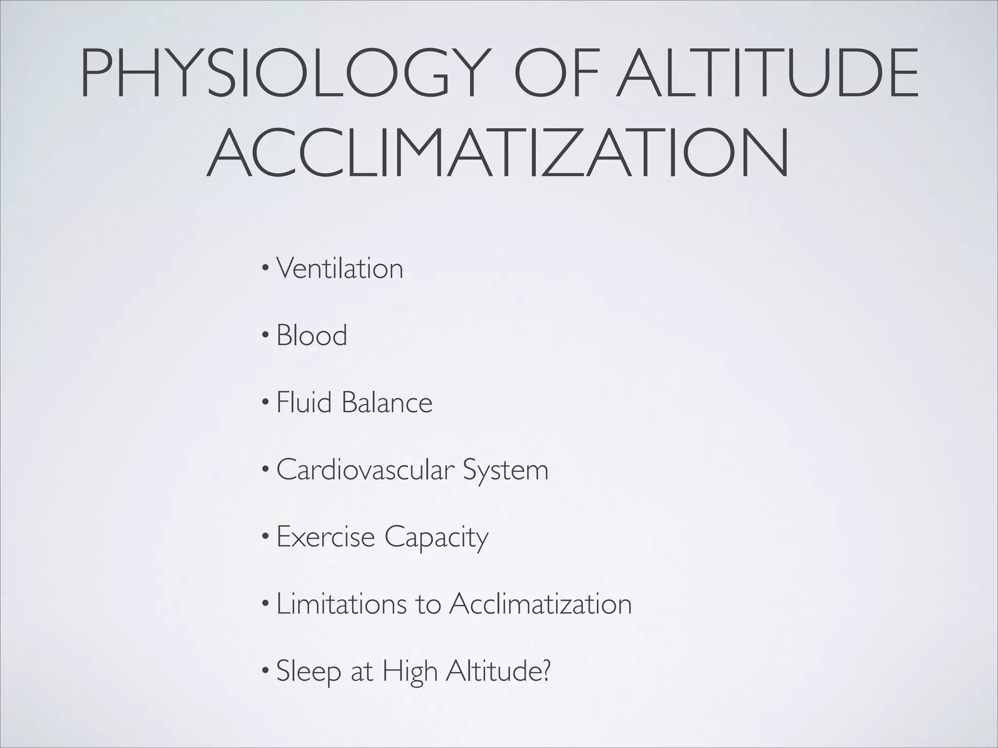 High altitude illness | PDF