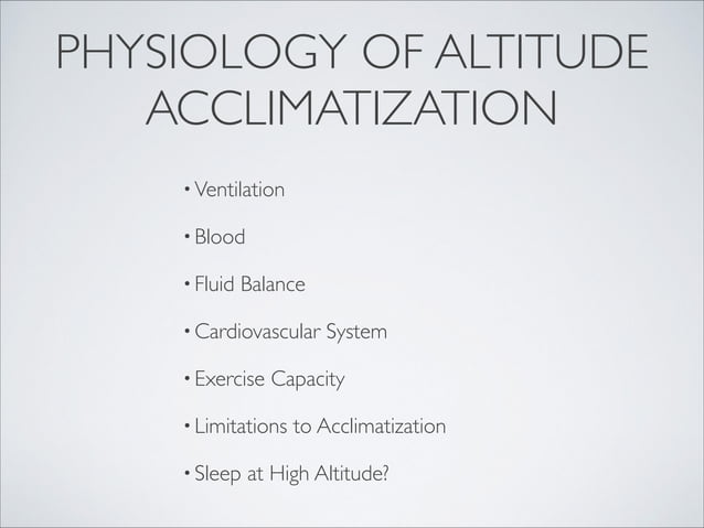 High altitude illness | PDF | Lung and Respiratory Health | Diseases ...