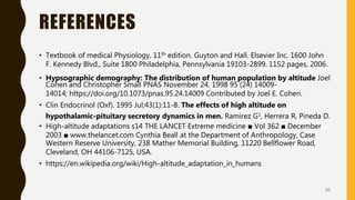 High Altitude Adaptations | PPTX