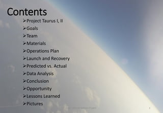 High altitude balloon project krishna nair aug23-2018 | PPT