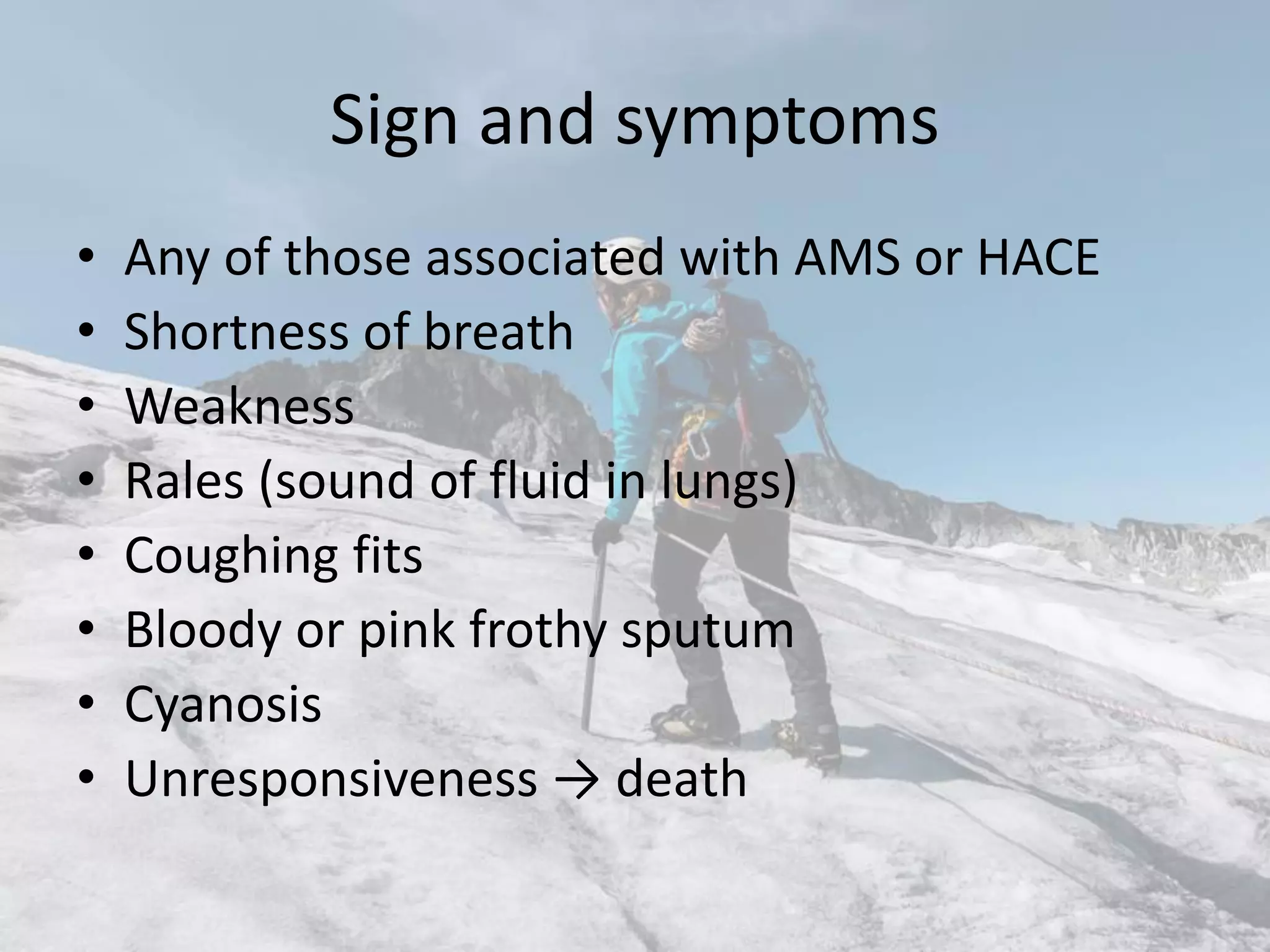 High altitude illness | PDF