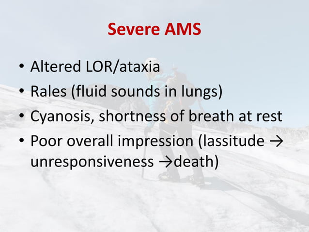 High altitude illness | PDF | Lung and Respiratory Health | Diseases ...