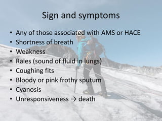 High altitude illness | PDF