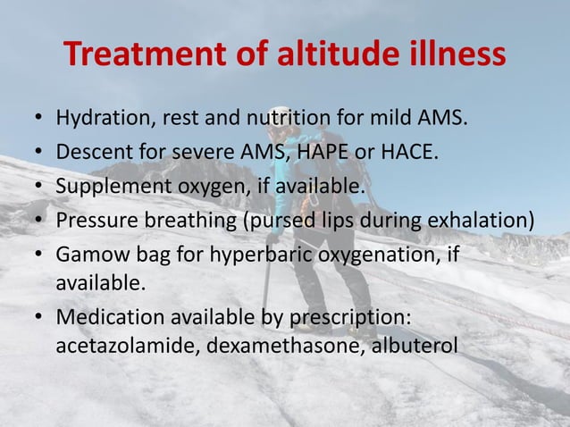 High altitude illness | PDF | Lung and Respiratory Health | Diseases ...