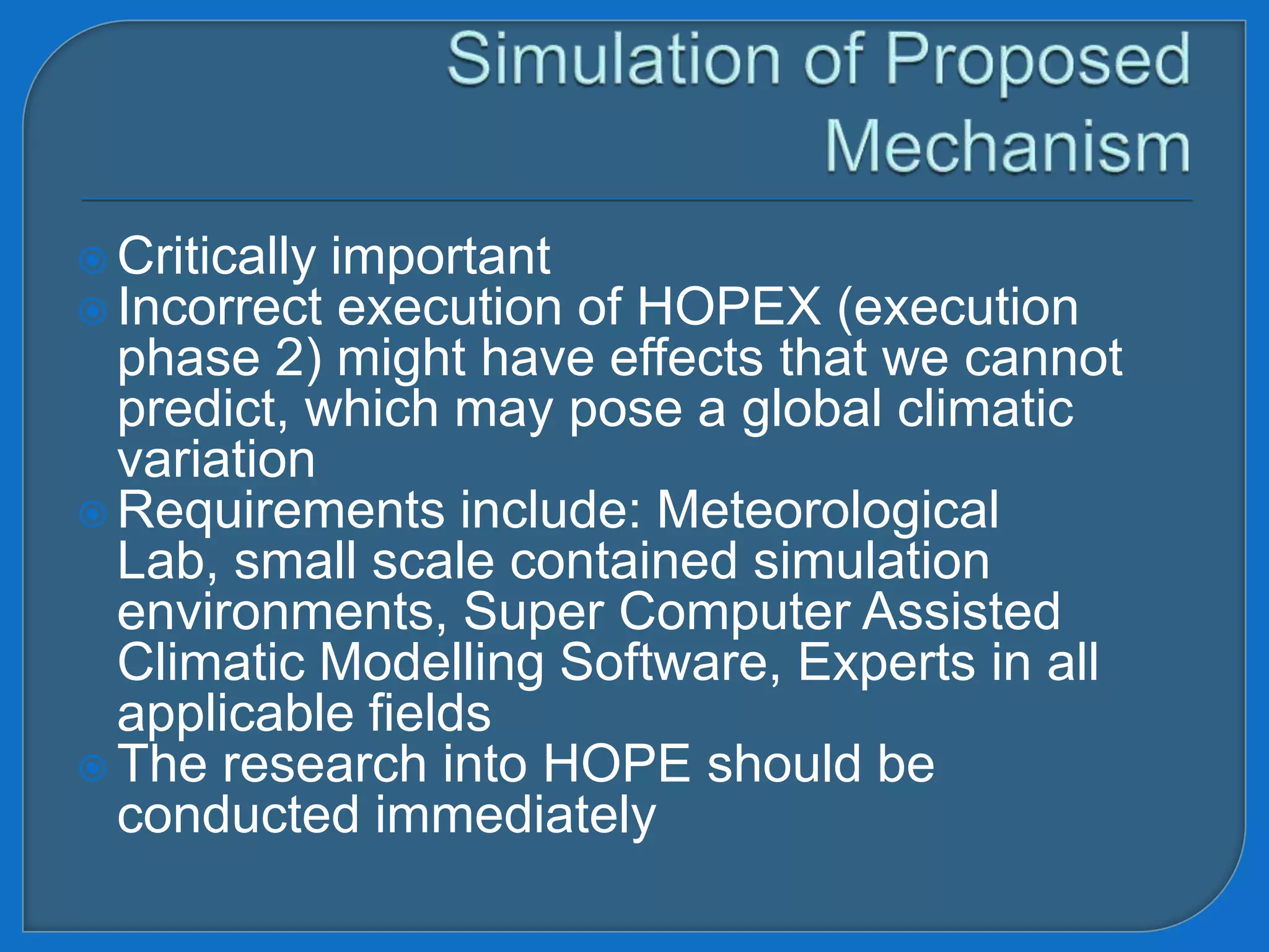 High Altitude Oxygen Pods Experiment | PPT