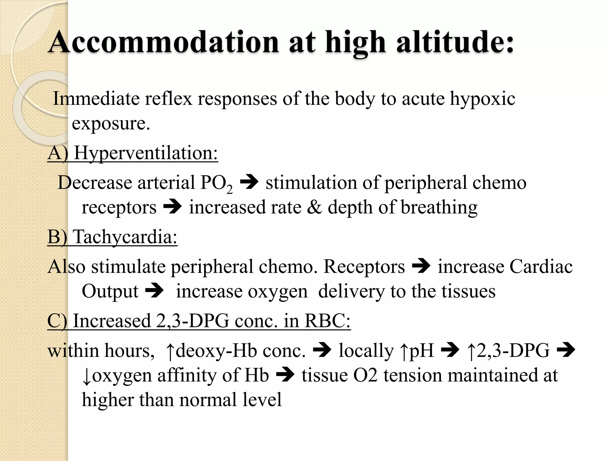 High altitude Physiology | PPTX