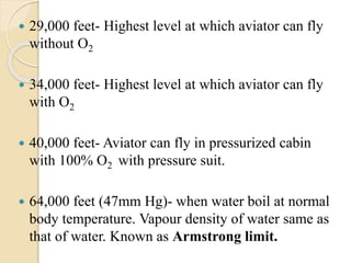 High altitude Physiology | PPTX