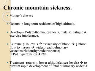 High altitude Physiology | PPTX