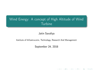 High altitude wind Energy | PDF