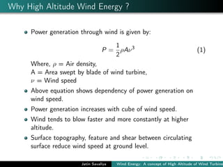 High altitude wind Energy | PDF