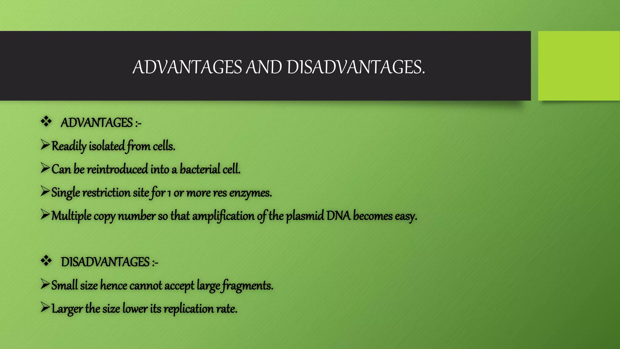 High and low copy number of plasmids | PPTX
