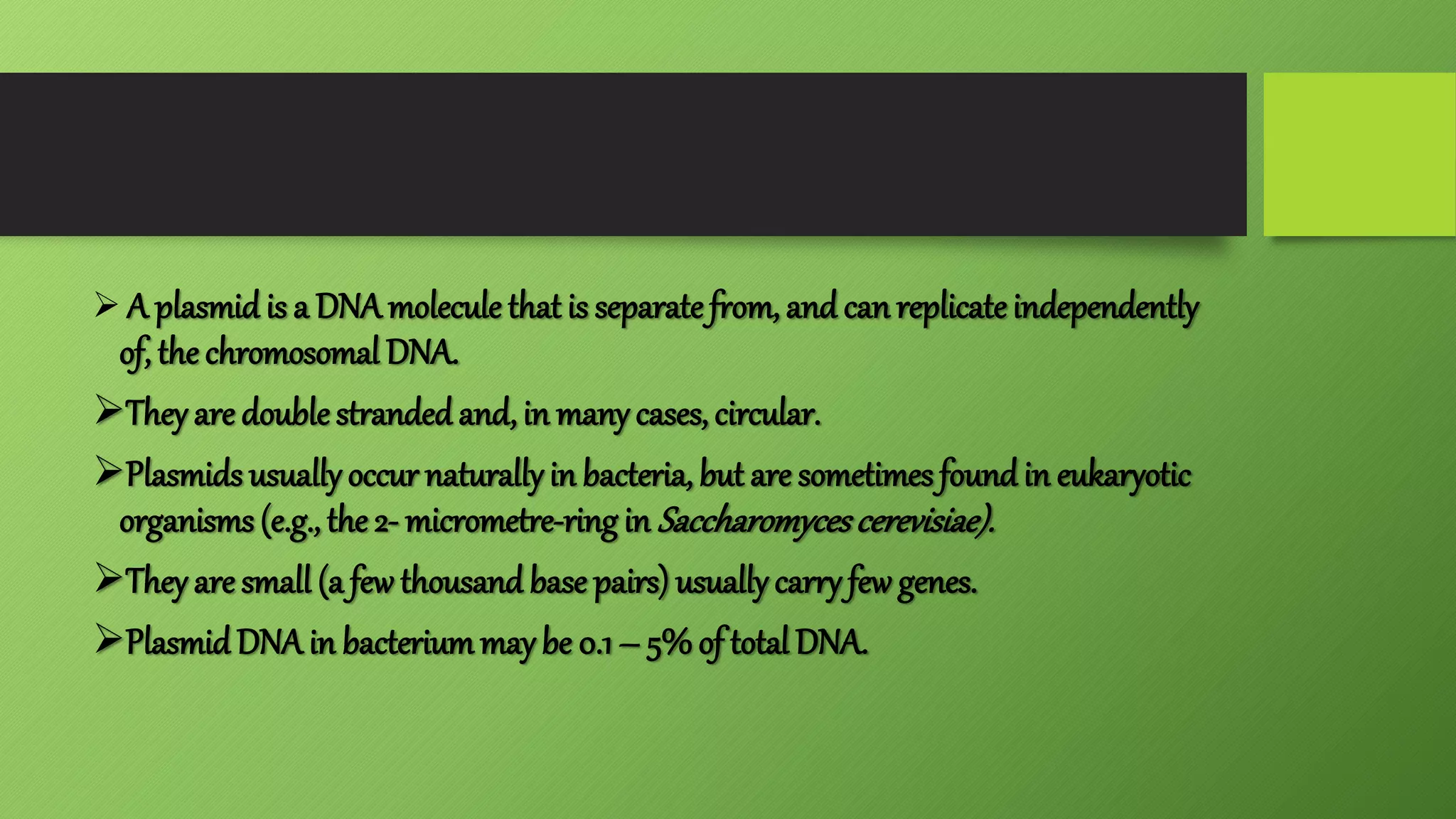 High and low copy number of plasmids | PPTX