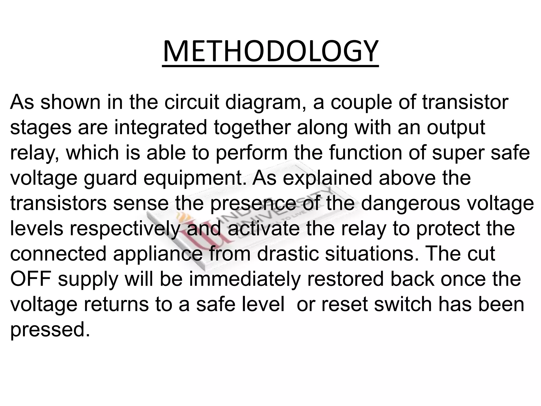Over/Under Voltage Protection Circuit | PPTX