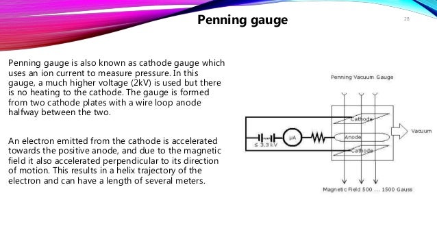 High and ultra high vacuum