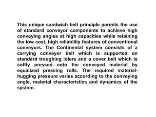 High angle conveying | PPT